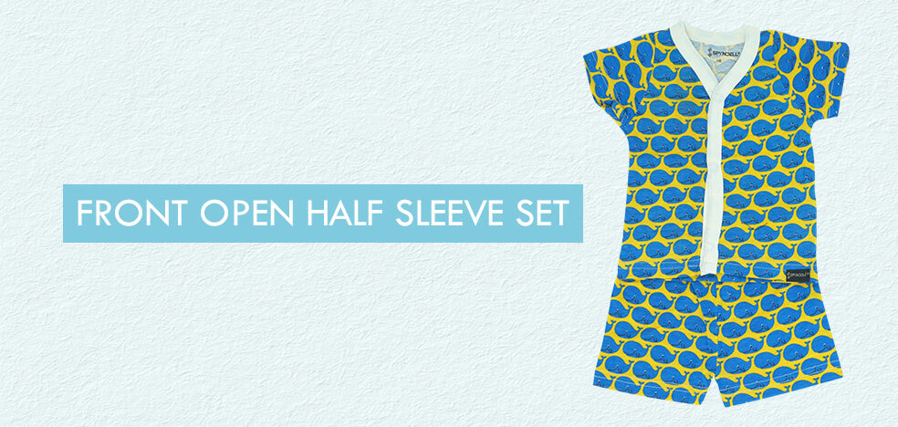 Front Open Half Sleeve Set (6-9 months) – Spyndell